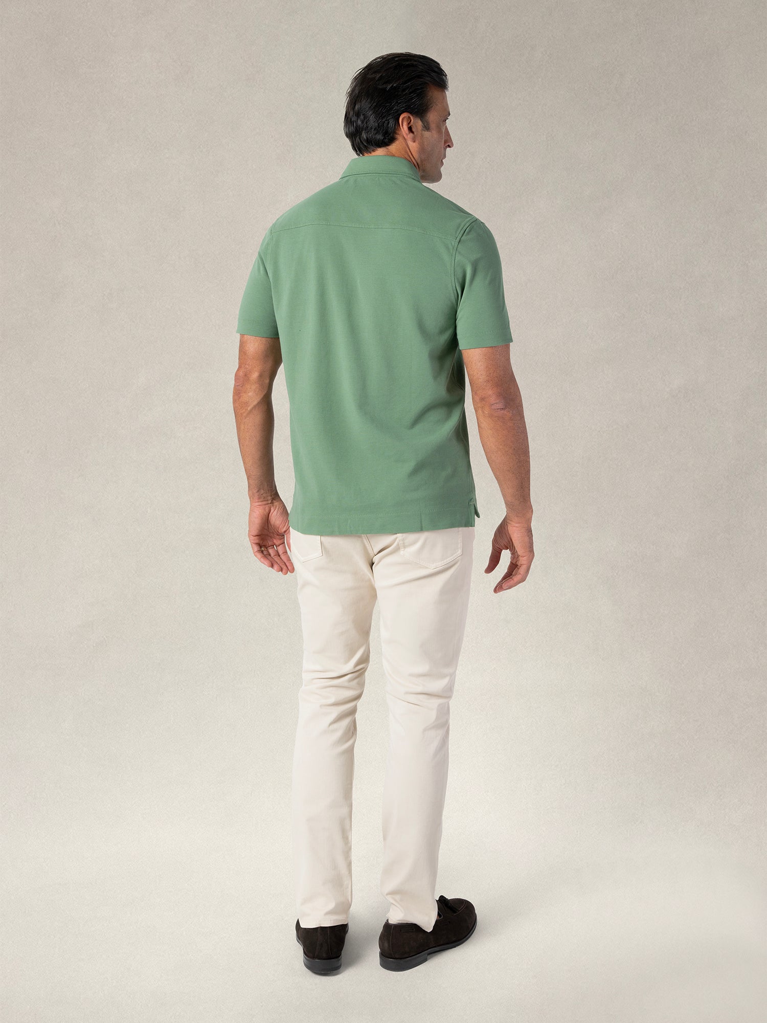 The Lion Short Sleeve Polo - Robert Talbott